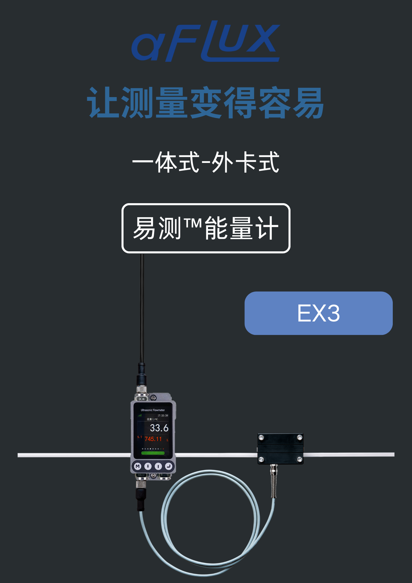 外卡式超声波能量计 EX3 - AFLUX